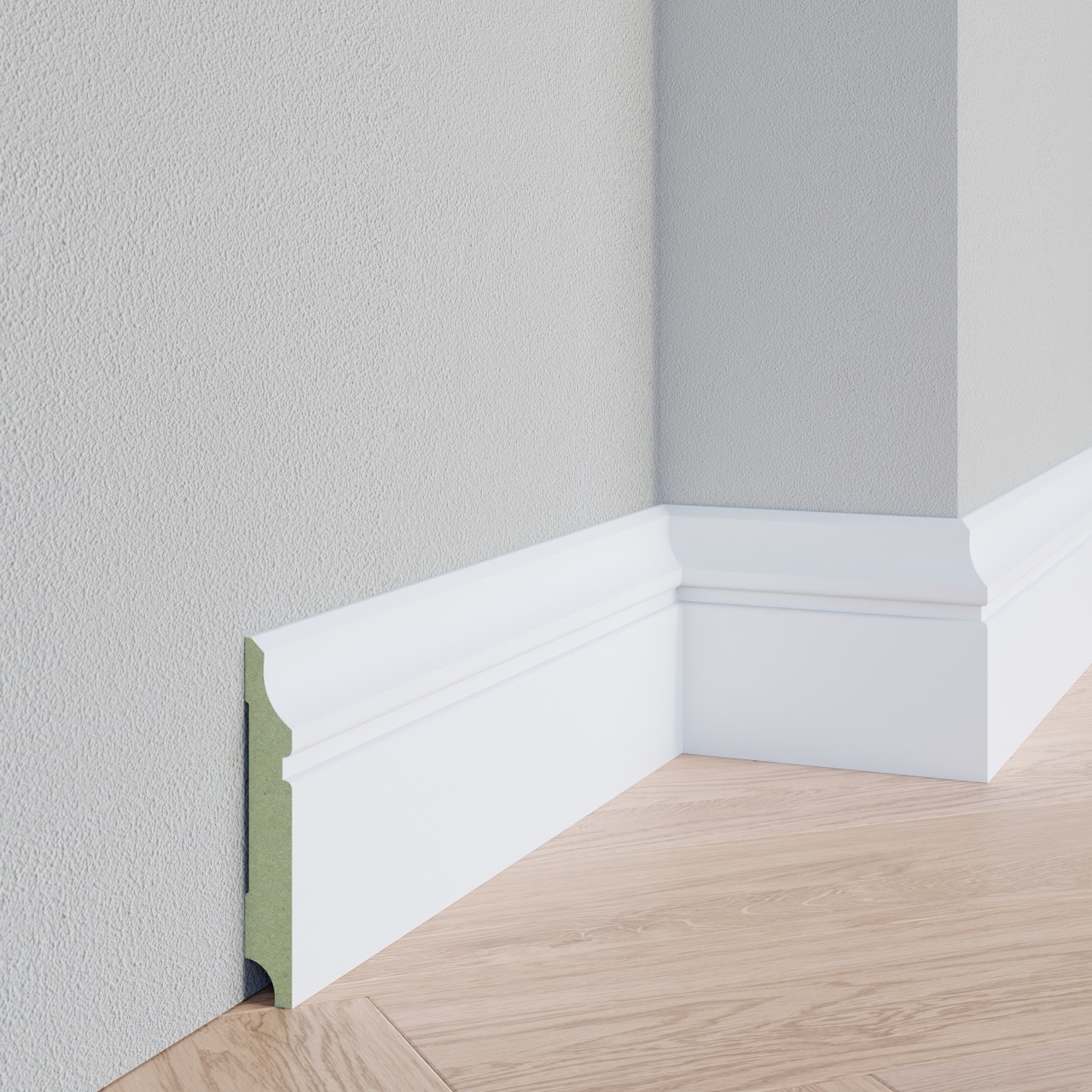 0106 - Deco plint - MDF v313 - 12 x 55 mm - online kopen