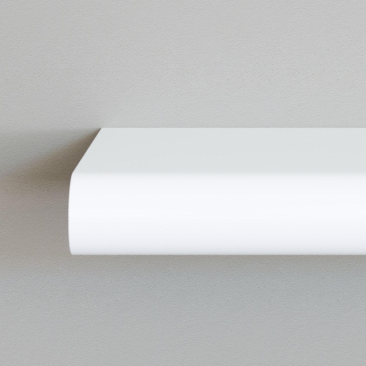 5102 - Wandplank haaks rond - MDF v313 - 25 mm dik - online kopen