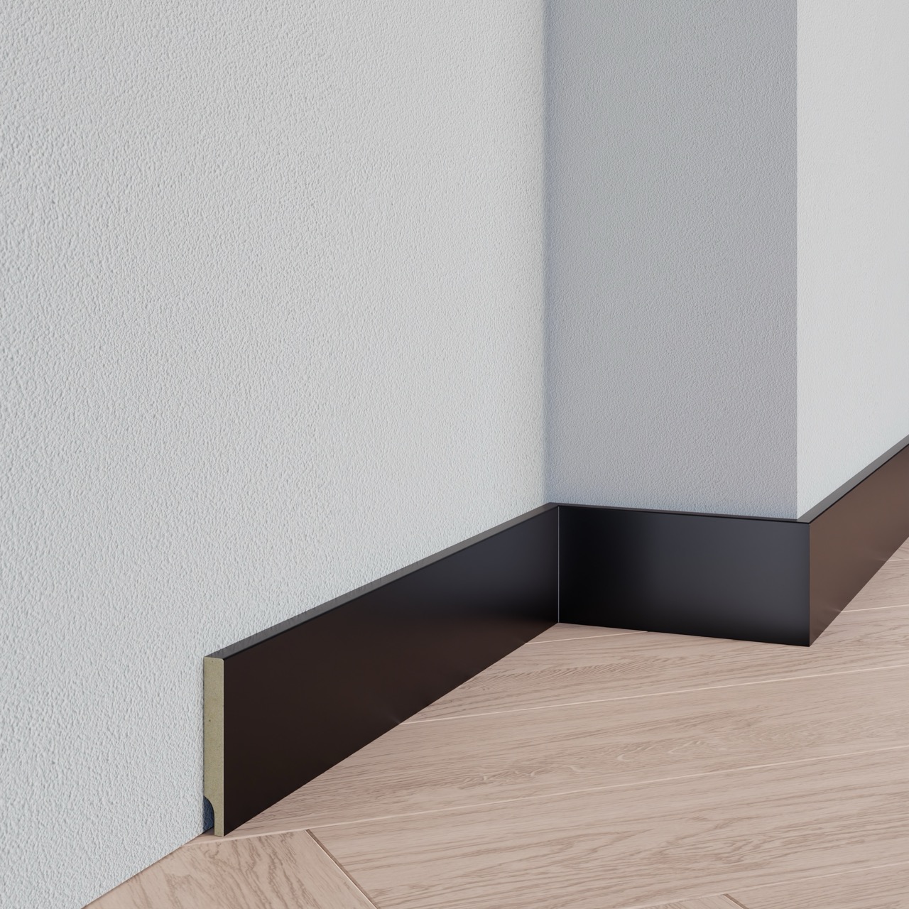 ML07 - Gladde plint blue steel zweihorn - MDF v313 - 9 x 70 mm - online ...