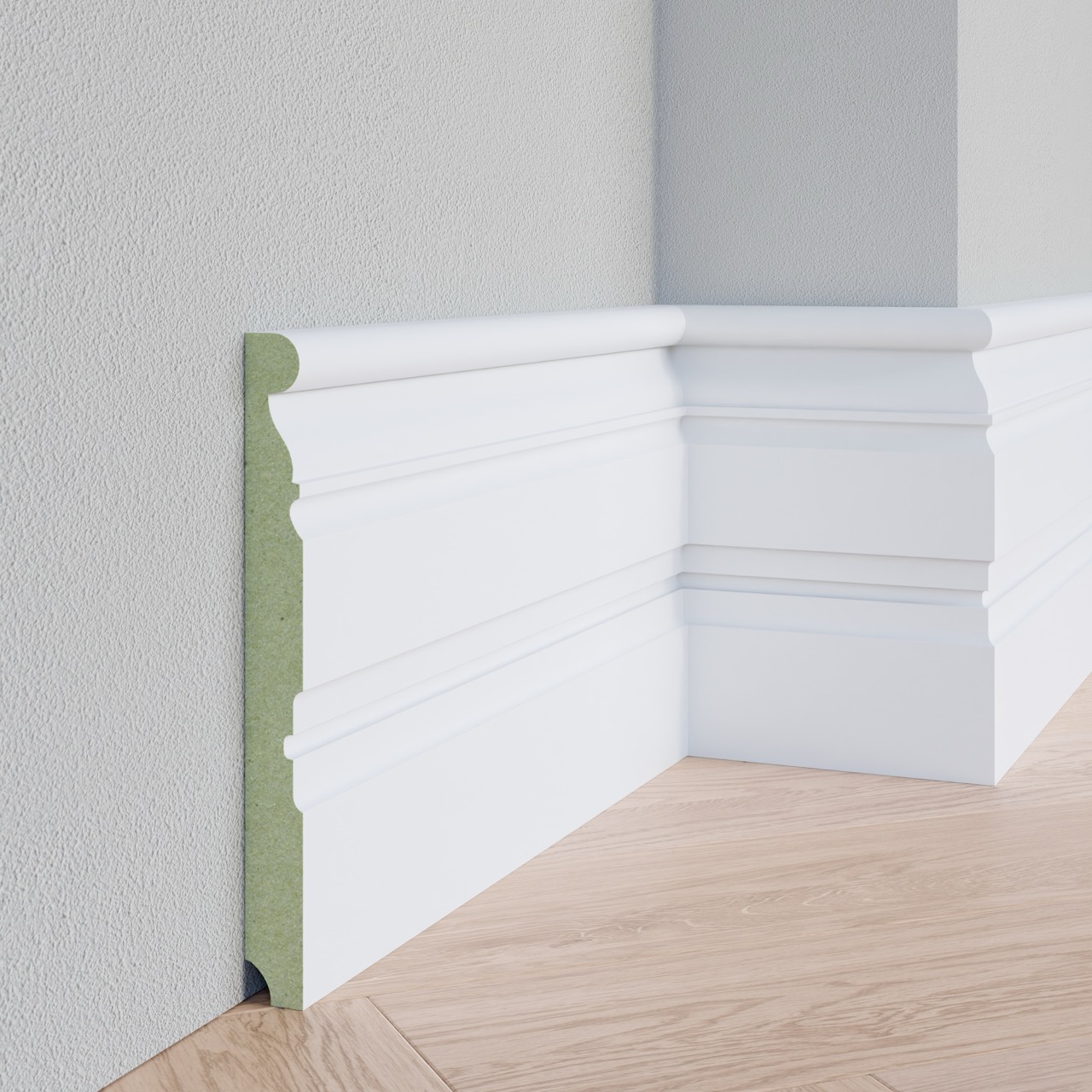 8004 - Hoge plint Warwick - MDF v313 - 30 x 220 mm - online kopen