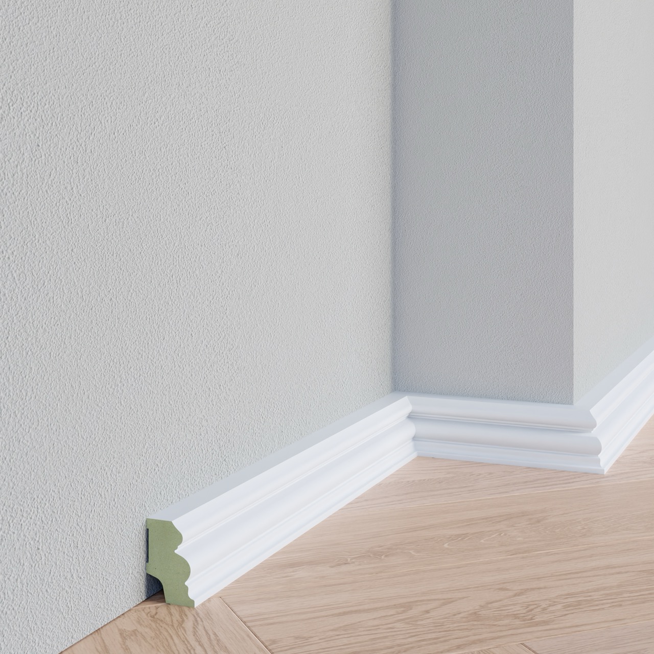 0161 - Decoratieve plint - MDF v313 - 30 x 45 mm - online kopen